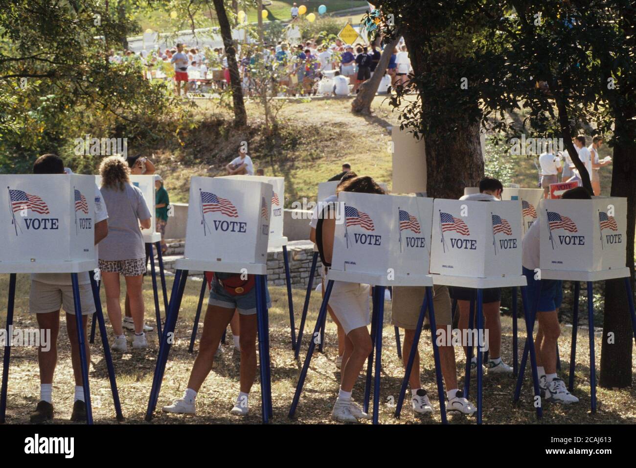 Portable voting booth hi-res stock photography and images - Alamy