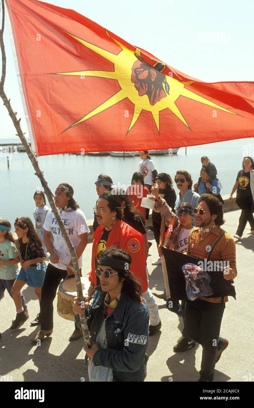 American indian movement flag hi-res stock photography and images - Alamy