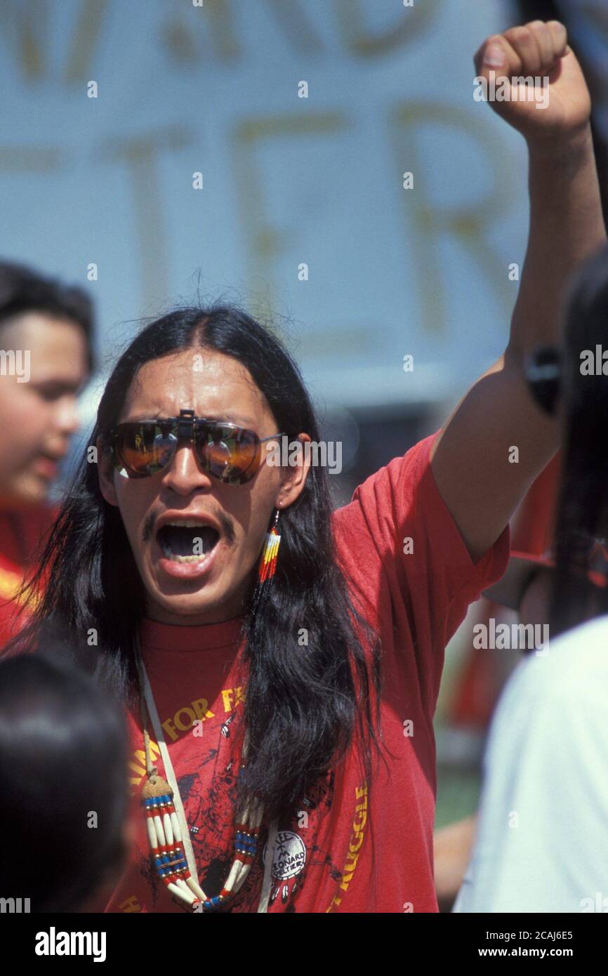 American indian movement flag hi-res stock photography and images - Alamy
