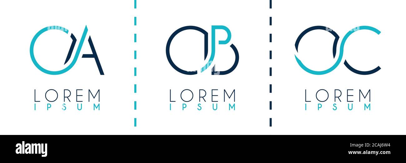 Alphabet logo for business card, presentation, flyer, document ...