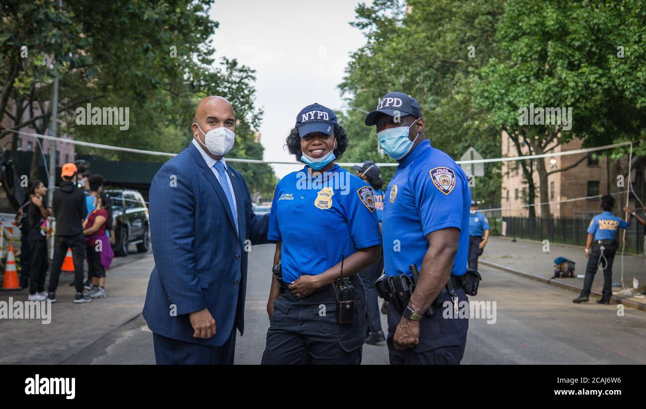 New York City Police Department held a anti gun violence town hall ...