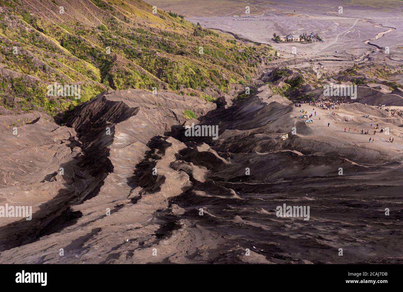 Landscape shot of the Mount Bromo volcano in Java Island, Indonesia ...