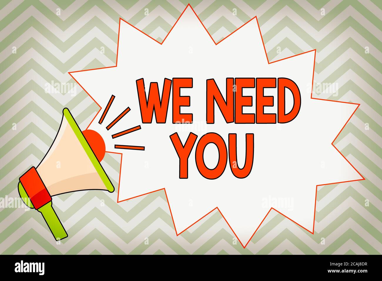Writing note showing We Need You. Business concept for to fulfill the ...