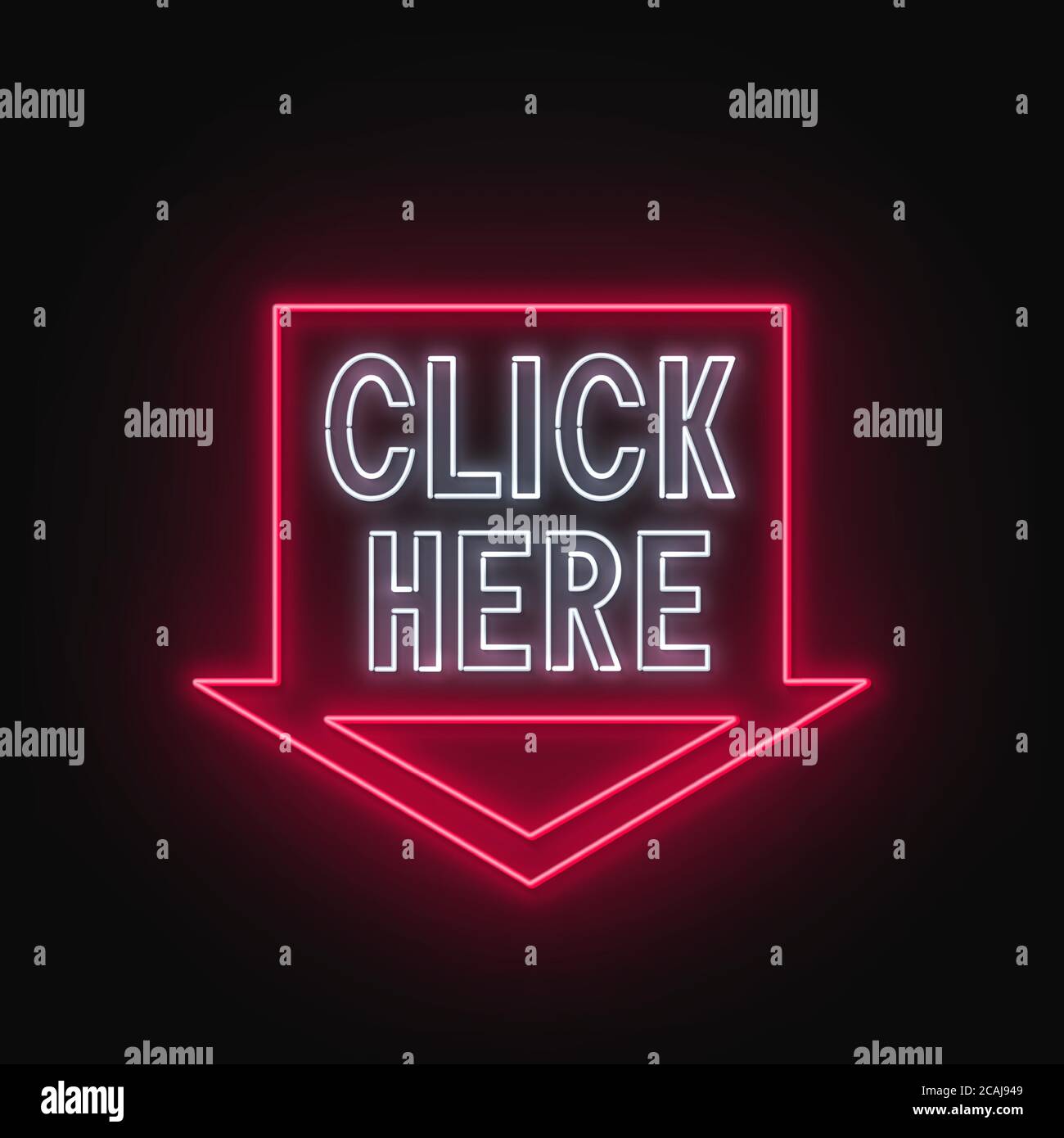 Click here neon sign on a black background Stock Vector Image & Art - Alamy