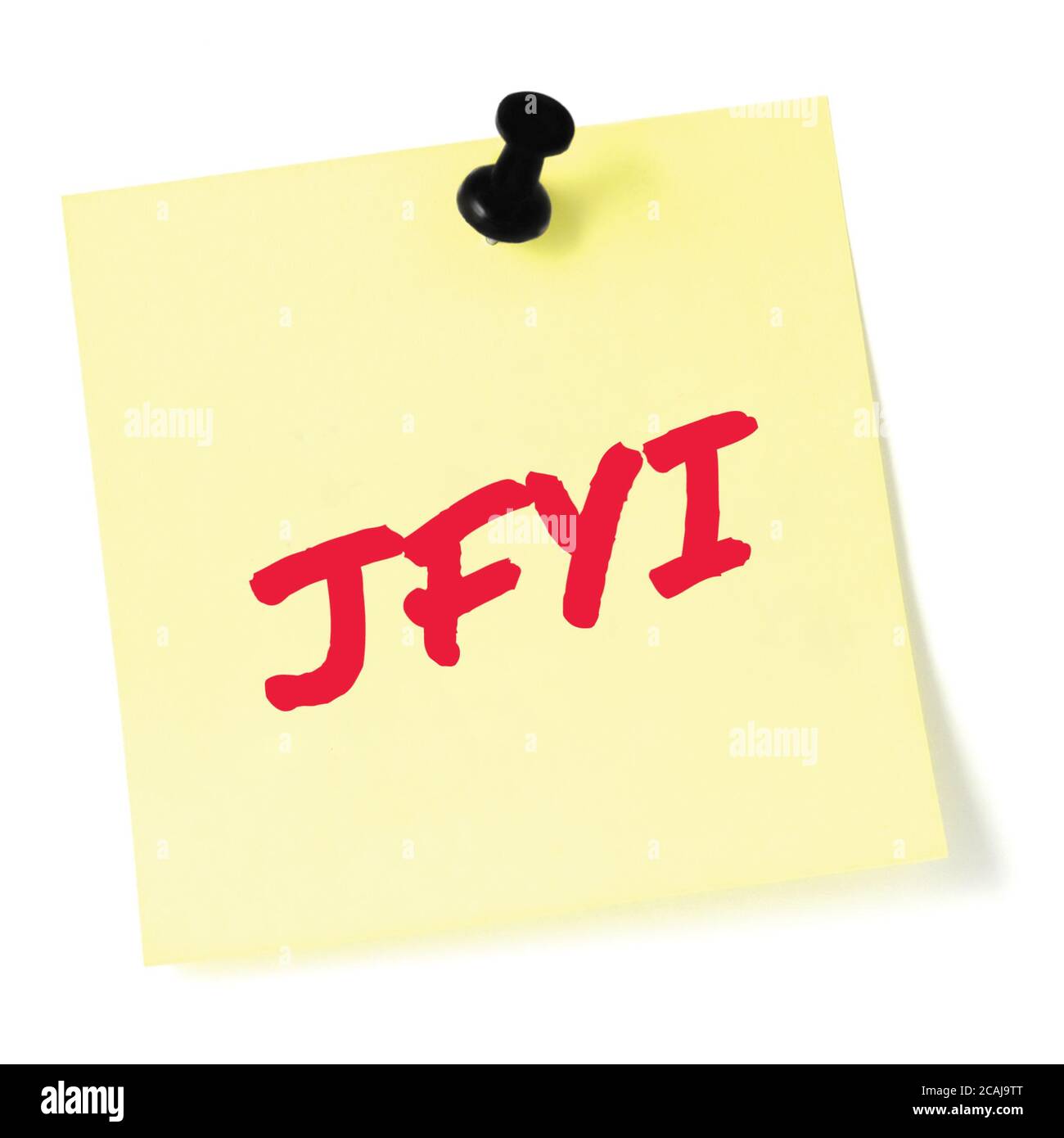 Just for your information initialism JFYI red marker written acronym ...