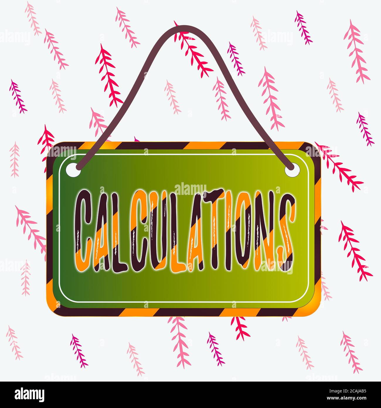 Handwriting text writing Calculations. Conceptual photo mathematical ...