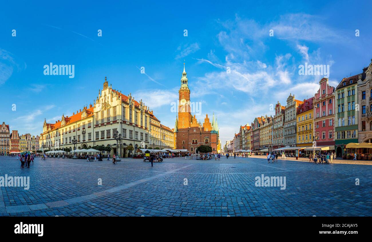 Old City Hall in Wroclaw, Poland in a summer day Stock Photo - Alamy