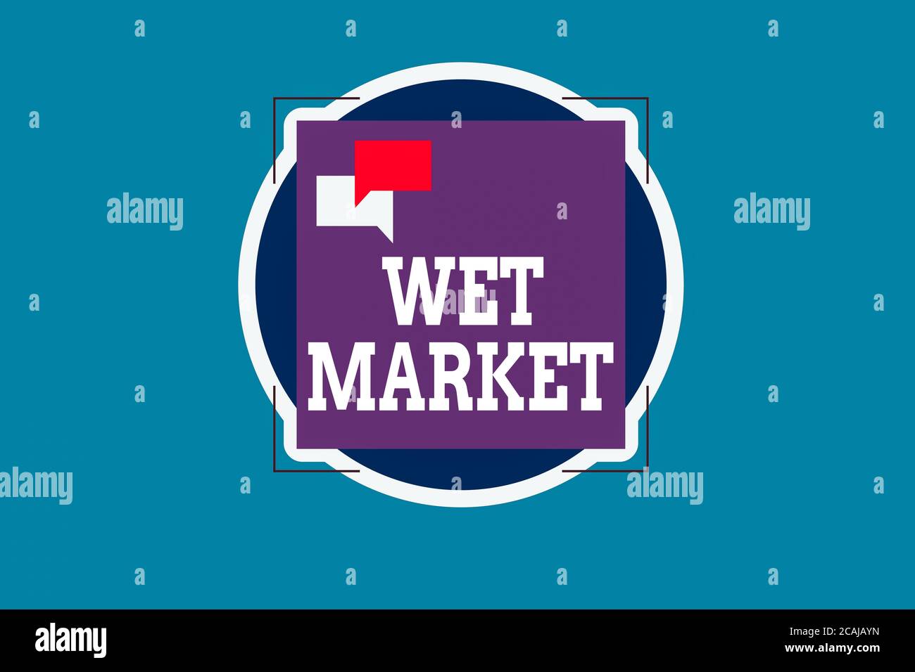 Text sign showing Wet Market. Business photo showcasing market selling ...