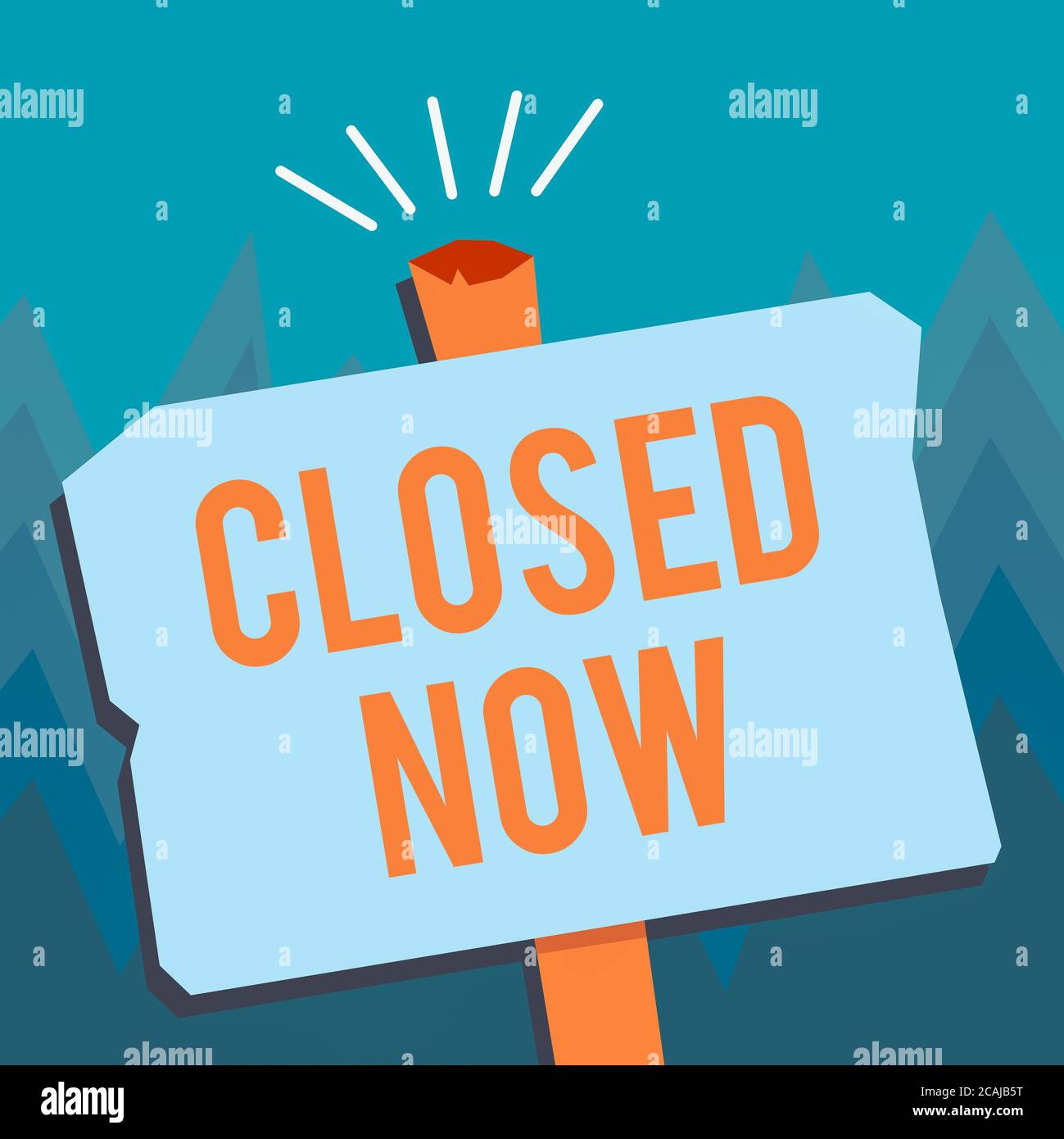 Conceptual hand writing showing Closed Now. Concept meaning of a ...