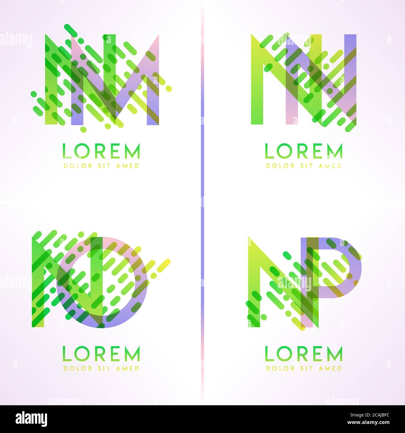 colorful alphabet bold logo for promotion, marketing and advertising ...