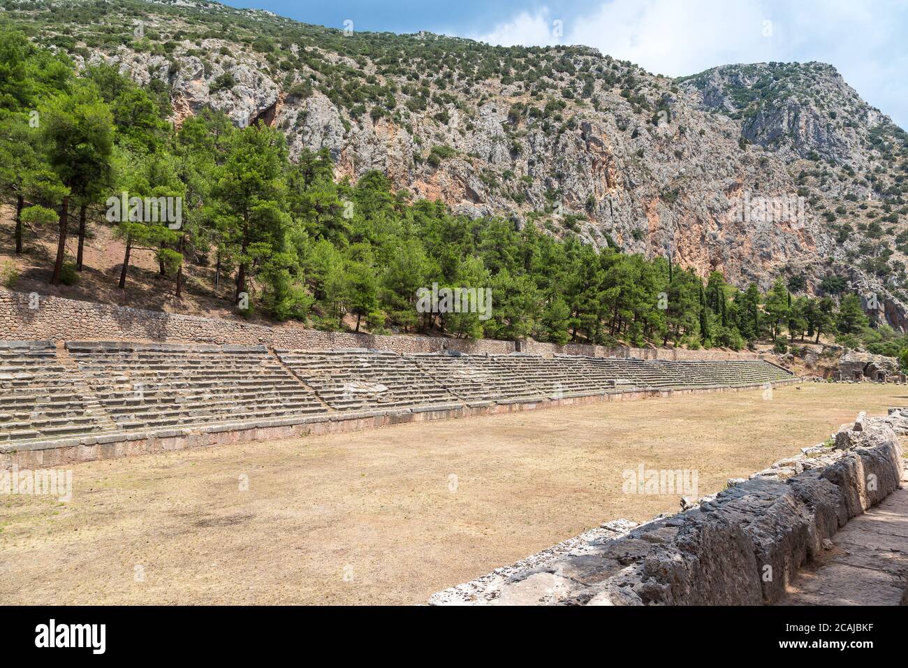 Ancient stadium of delphi hi-res stock photography and images - Alamy