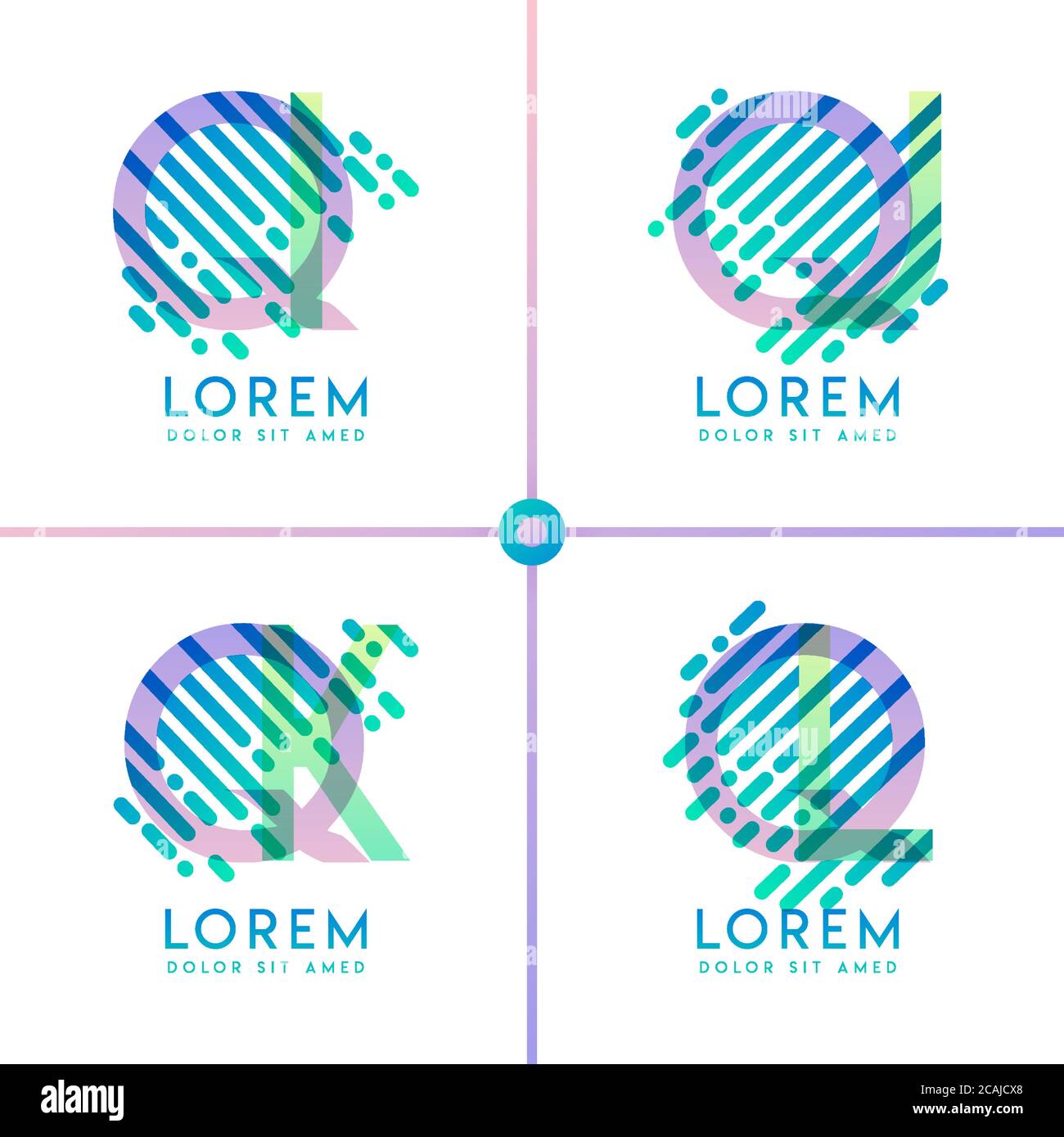 colorful alphabet bold logo for promotion, marketing and advertising ...