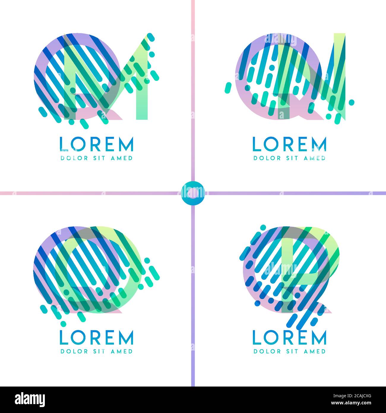 colorful alphabet bold logo for promotion, marketing and advertising ...