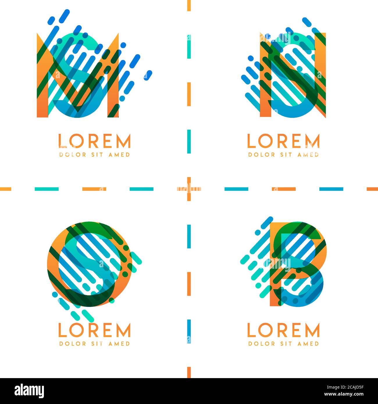 colorful alphabet bold logo for promotion, marketing and advertising ...