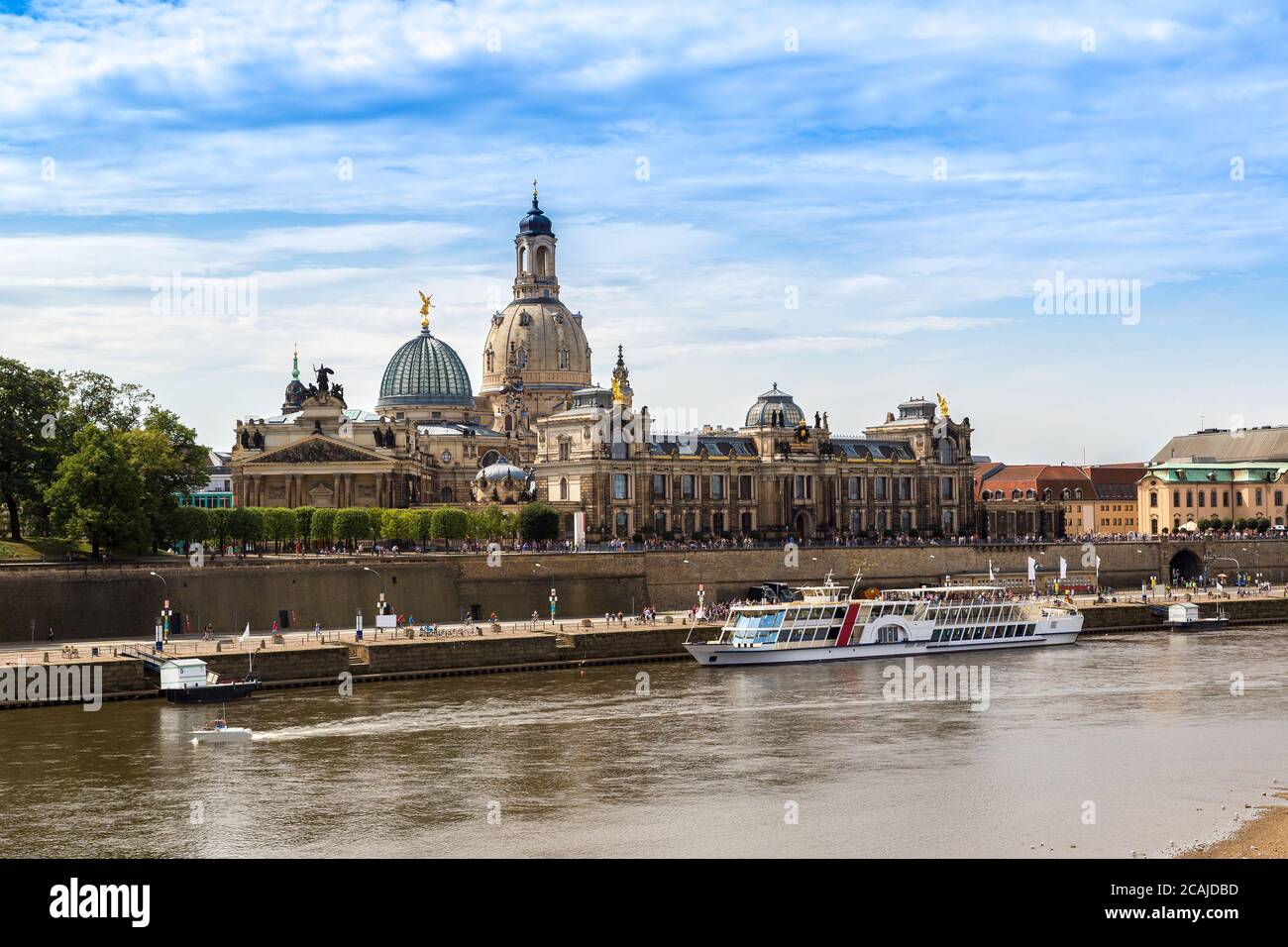 Panoramic view of Dresden in a beautiful summer day Stock Photo - Alamy