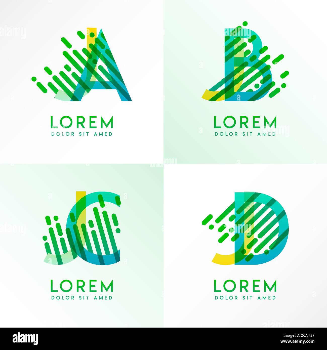 colorful alphabet bold logo for promotion, marketing and advertising ...