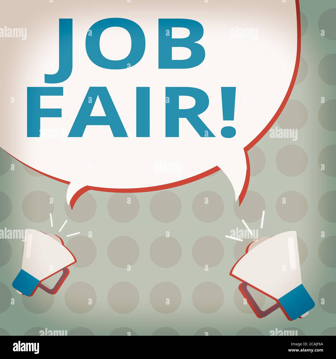 Conceptual hand writing showing Job Fair. Concept meaning event where ...