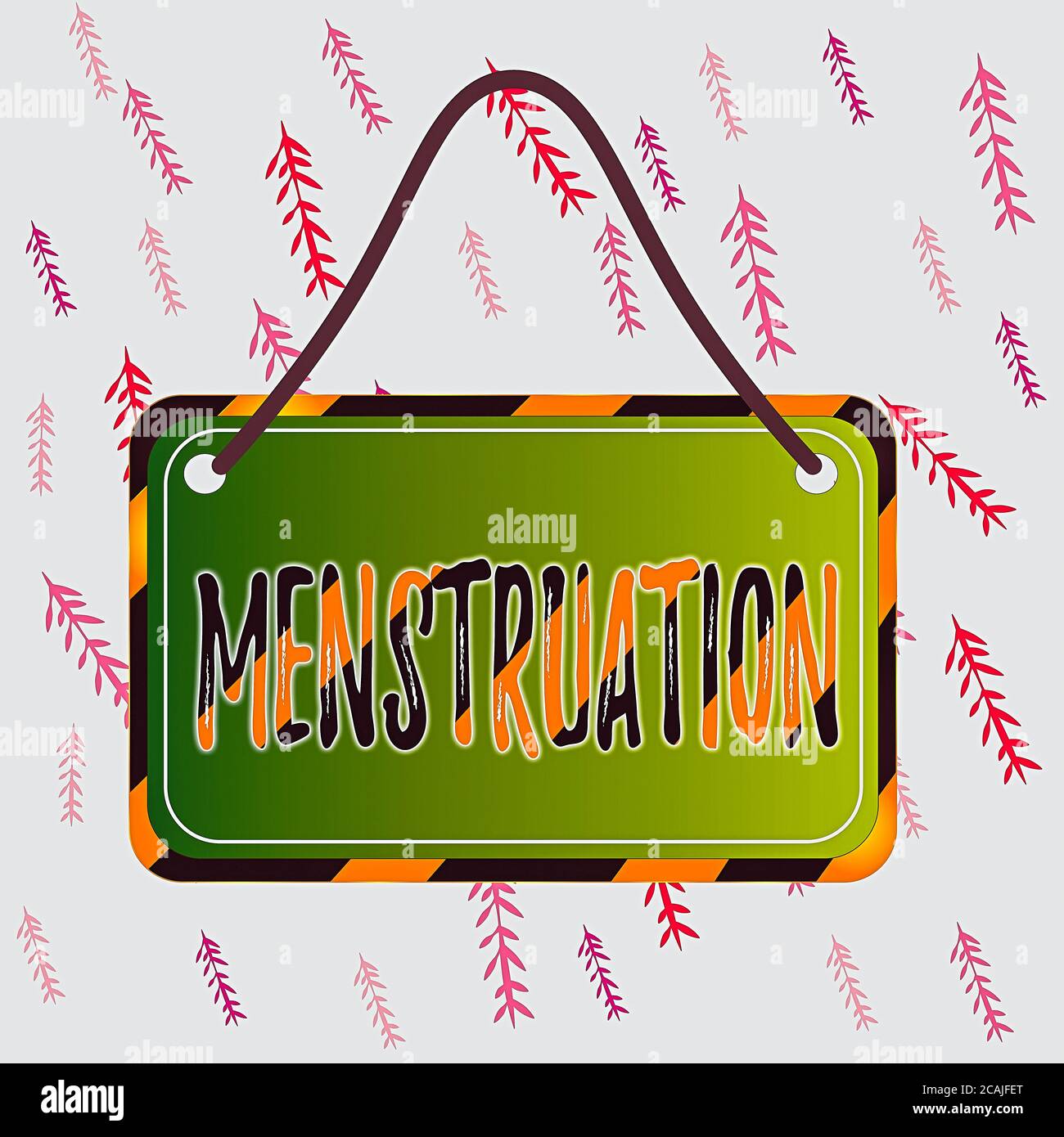 Handwriting text writing Menstruation. Conceptual photo cyclical ...