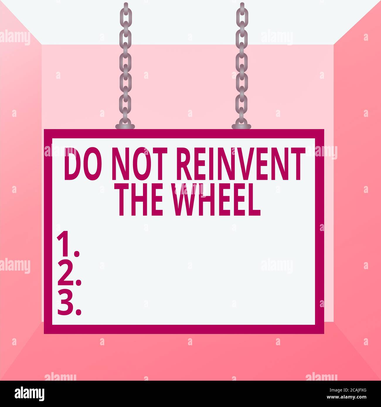 Conceptual hand writing showing Do Not Reinvent The Wheel. Concept ...