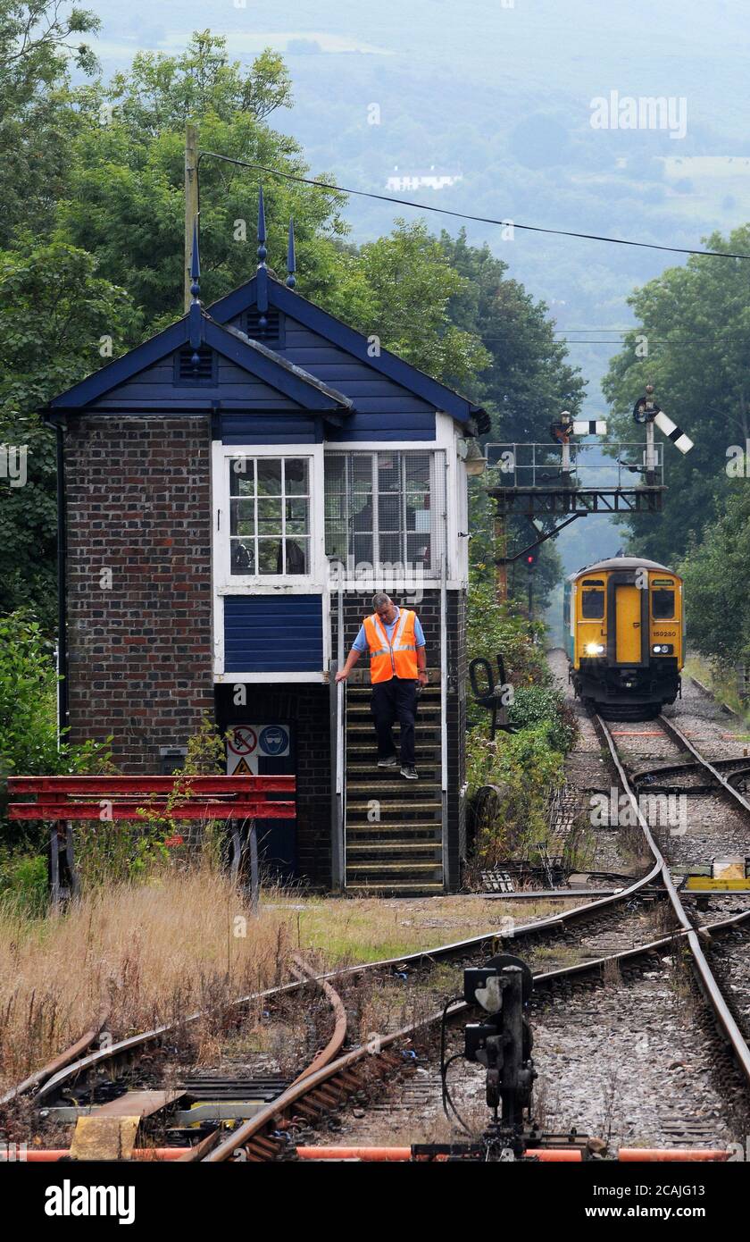 Pantyffynnon signal box hi-res stock photography and images - Alamy