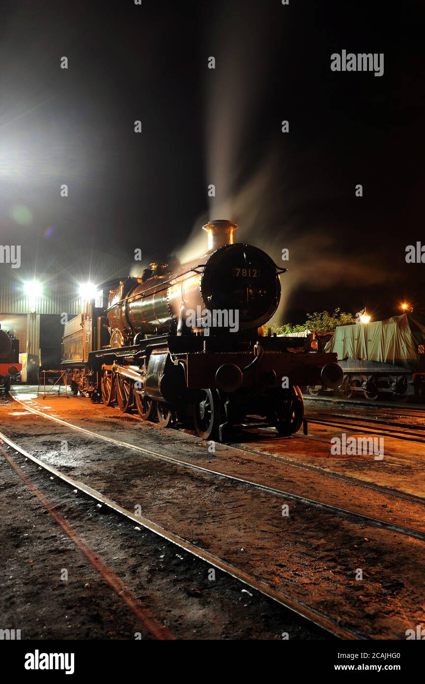 "Erlestoke Manor" on shed at Bridgnorth Stock Photo - Alamy