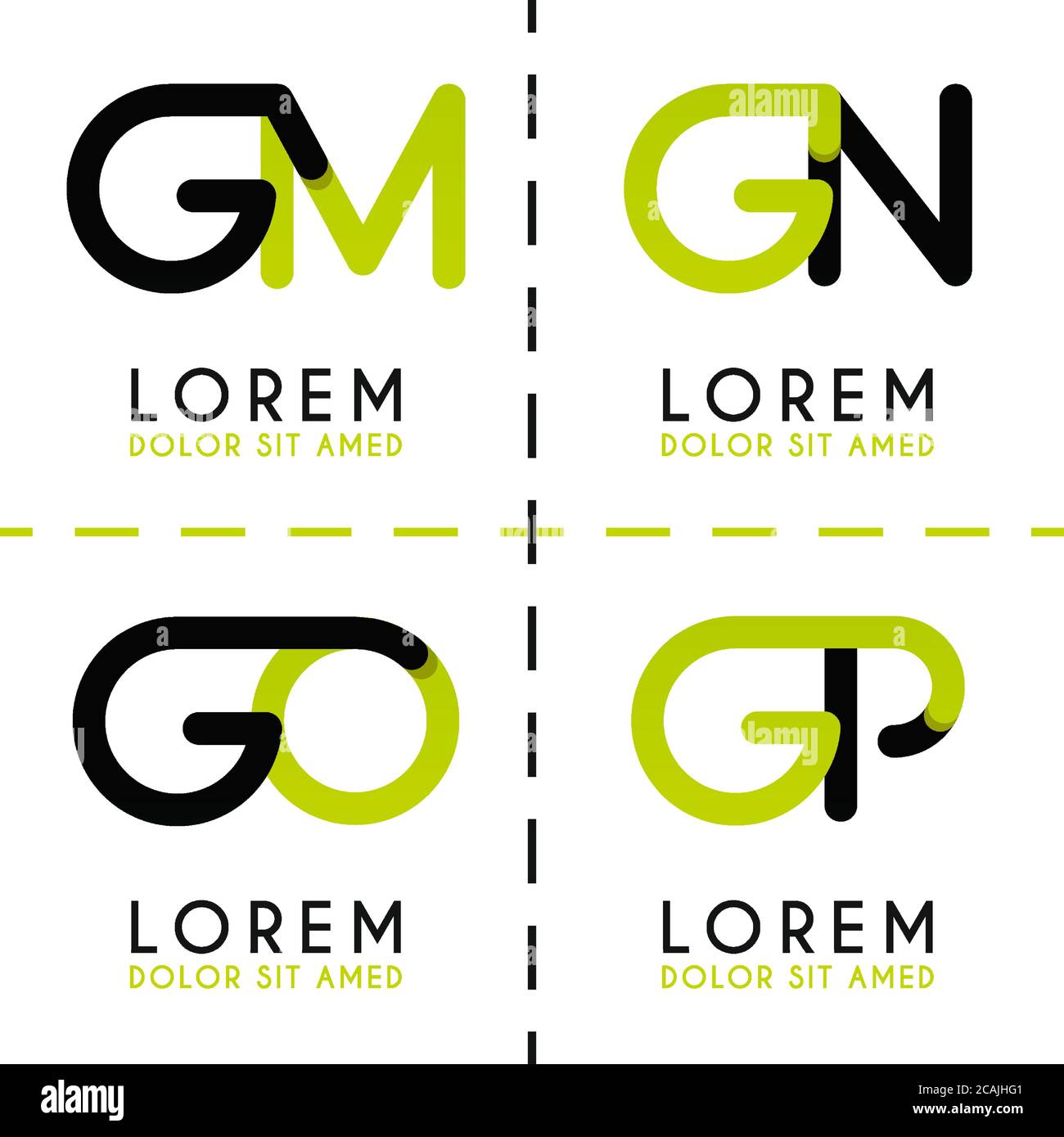 GM logo for businesses and companies. GN template logo for poster. GO ...