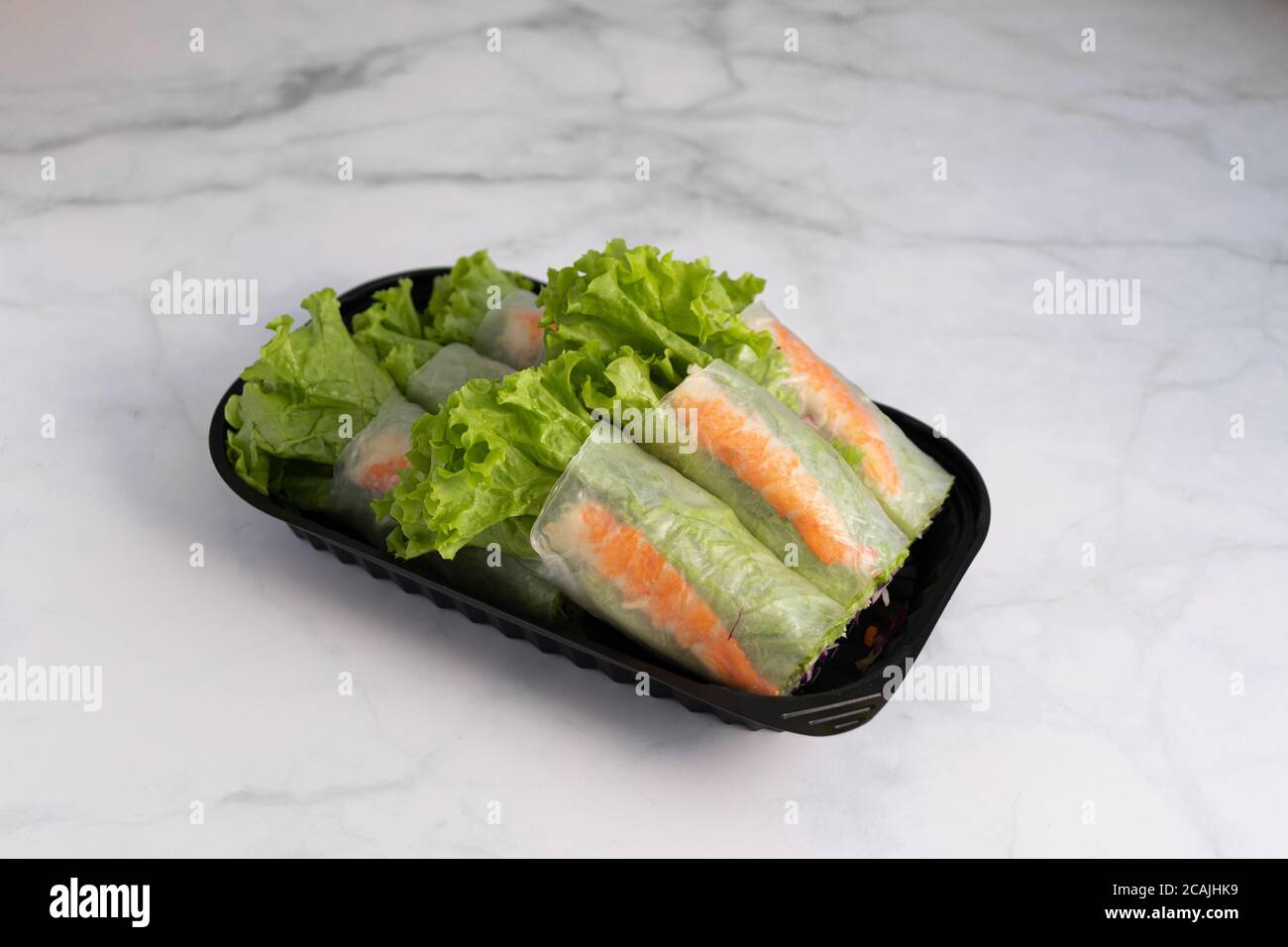 Vietnamese spring rolls tray hi-res stock photography and images - Alamy