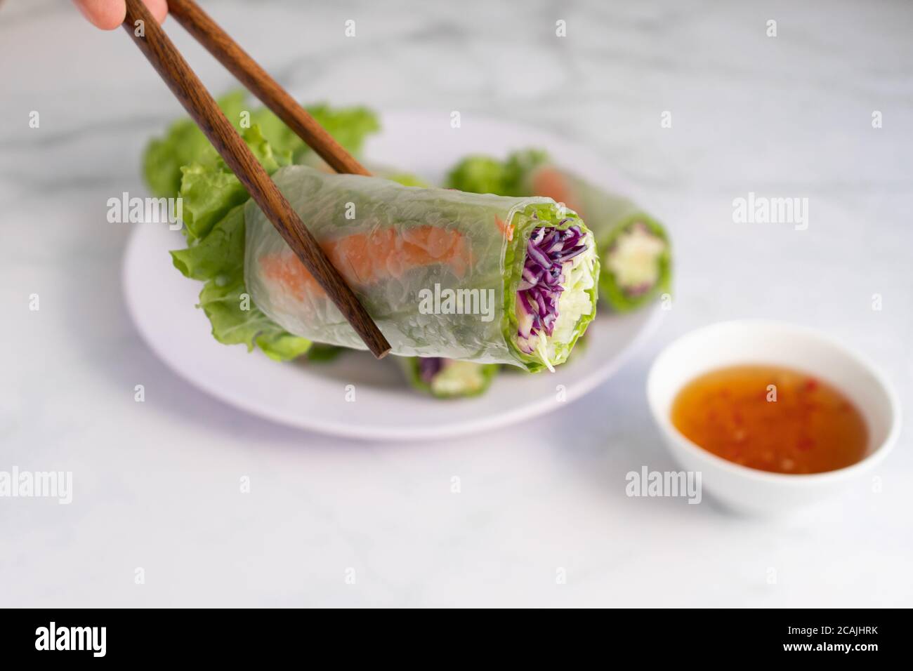 Vietnamese spring roll Stock Photo - Alamy
