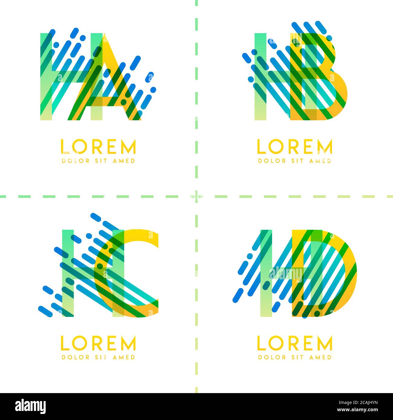 colorful alphabet bold logo for promotion, marketing and advertising ...