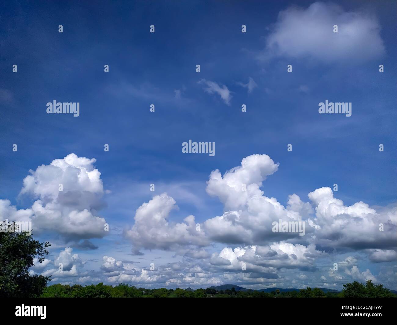 Clouds in sky wind tree of horizon beautiful scapes Stock Photo - Alamy