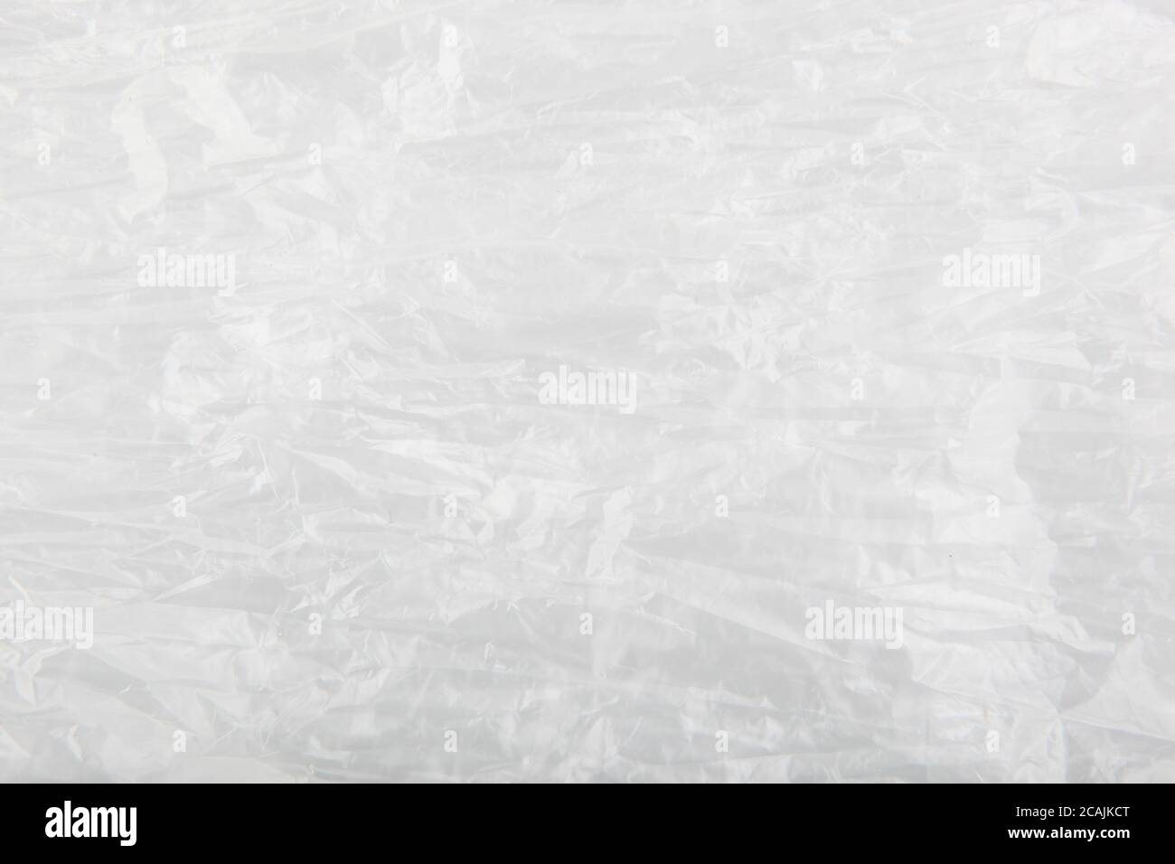 Scrunched transparent plastic bag Stock Photo - Alamy