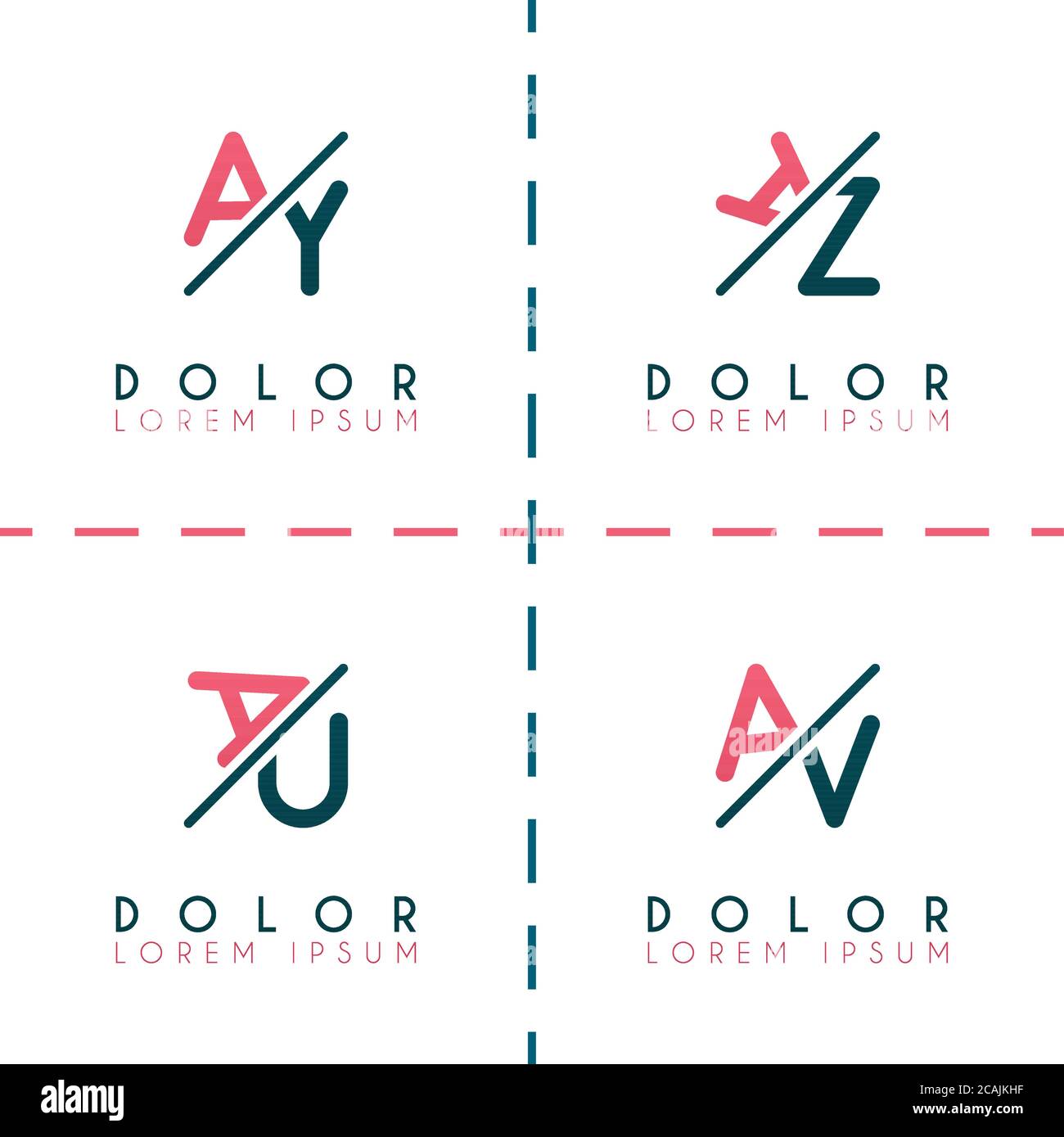AY logo for business and company.AZ template logo for poster. AU logo ...