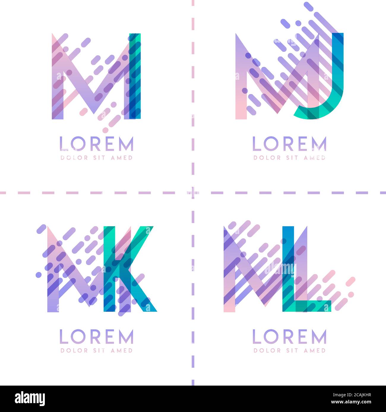 colorful alphabet bold logo for promotion, marketing and advertising ...