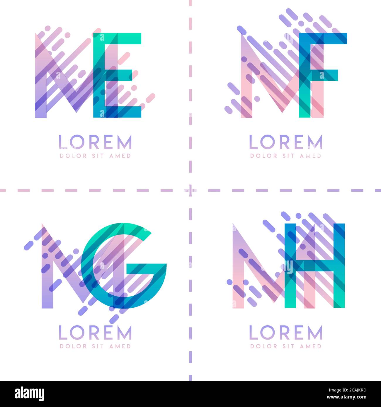colorful alphabet bold logo for promotion, marketing and advertising ...
