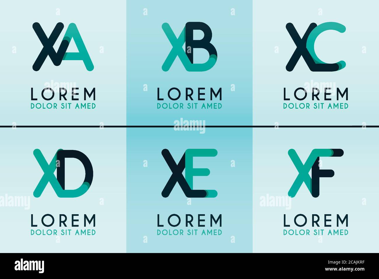 XA logo logo for business and company.XB template logo for poster. XC ...