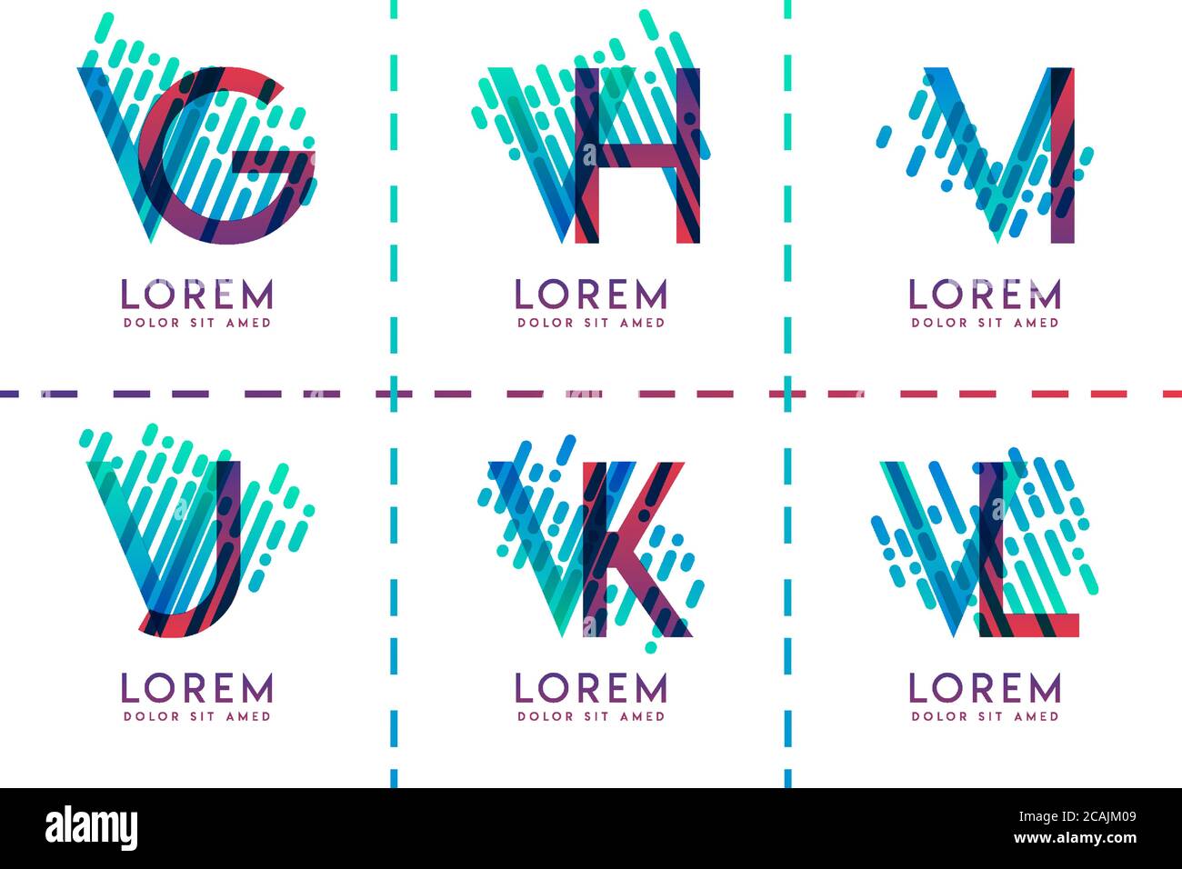 colorful alphabet bold logo for promotion, marketing and advertising ...