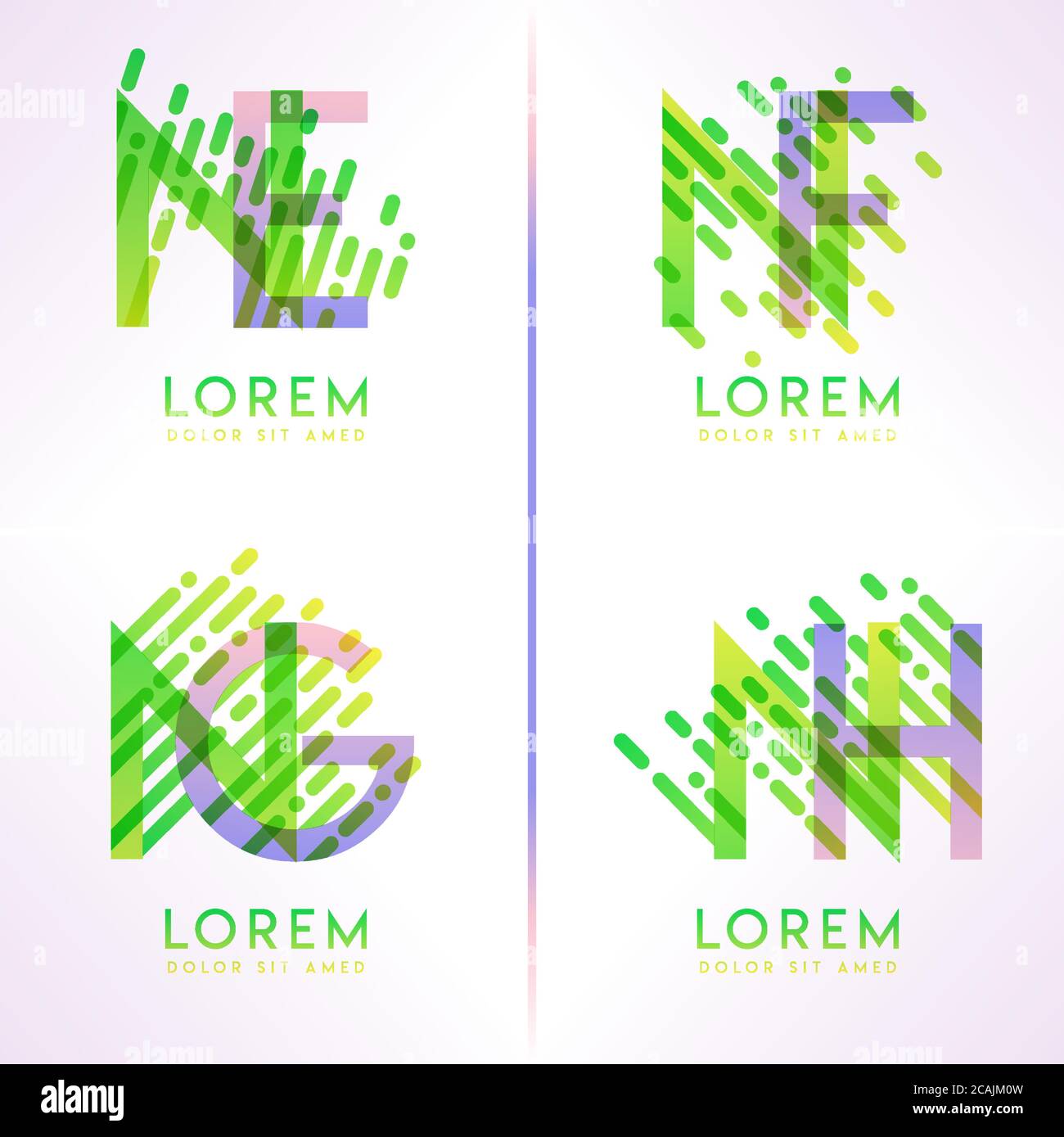 colorful alphabet bold logo for promotion, marketing and advertising ...