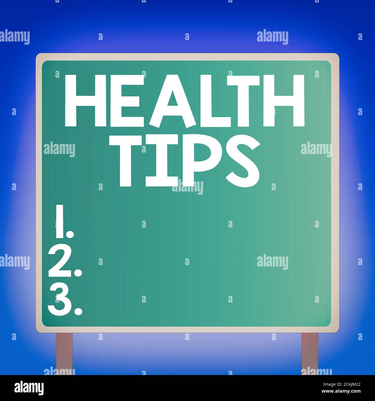 Handwriting text writing Health Tips. Conceptual photo advice or ...