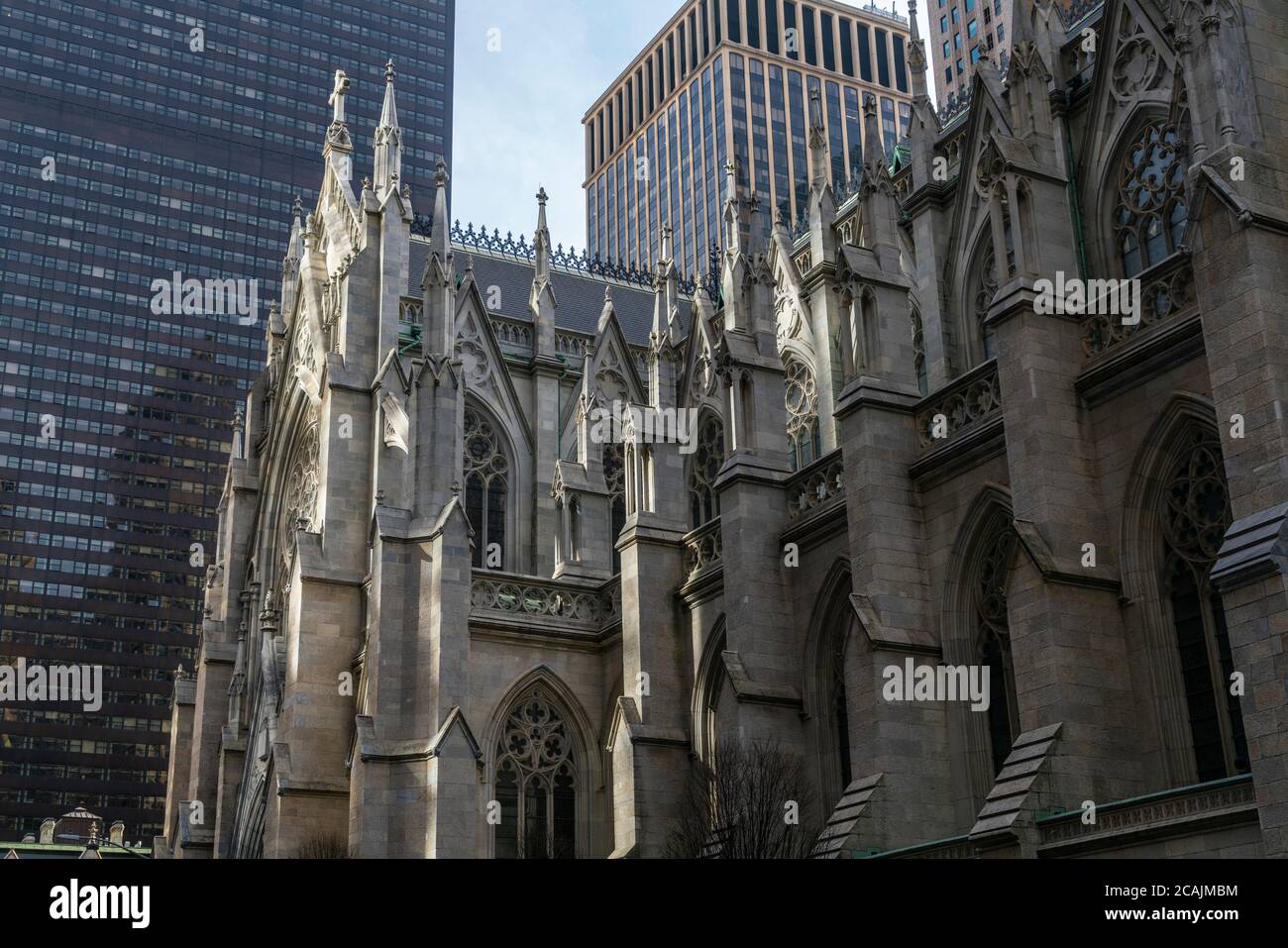 Saint Patrick’s Cathedral at Midtown Manhattan New York City Stock ...