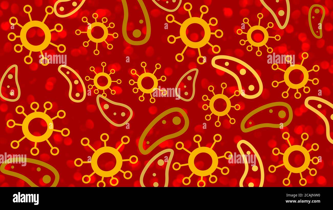 Virus cells background for wallpaper, backdrop, banner, template ...