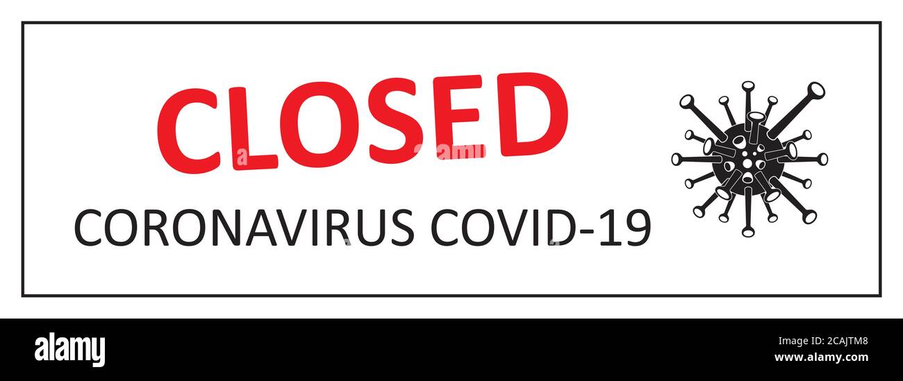 Temporarily closed sign Stock Vector Images - Alamy