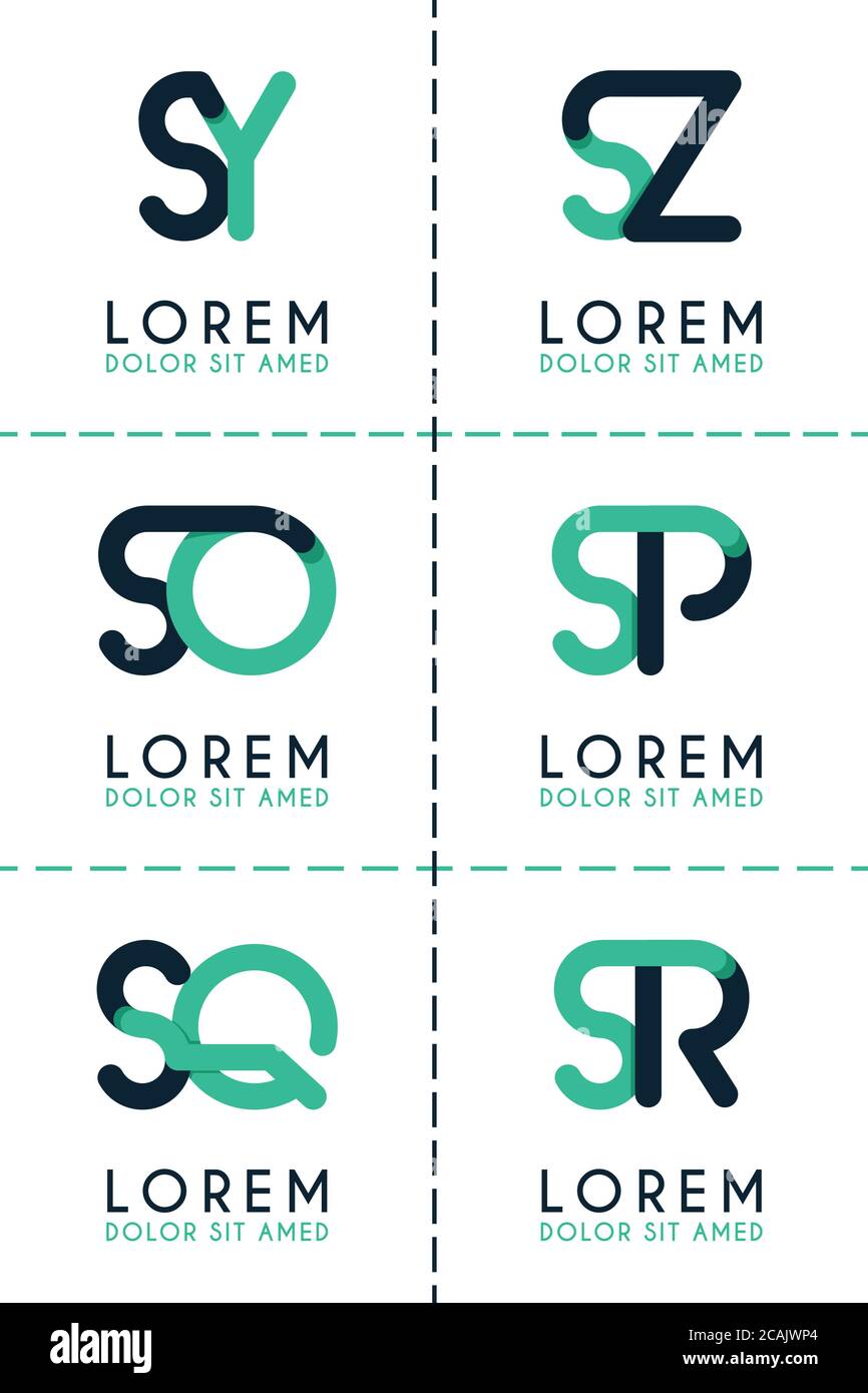 SY logo logo for business and company.SZ template logo for poster. SO ...
