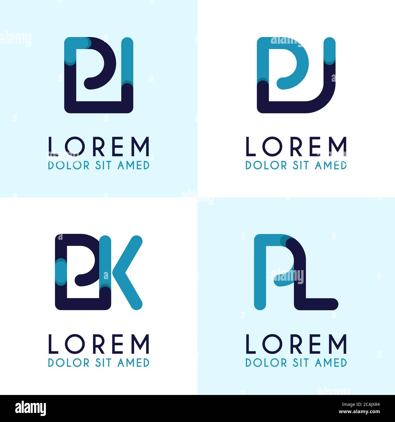 PI logo for businesses and companies. PJ template logo for poster. PK ...