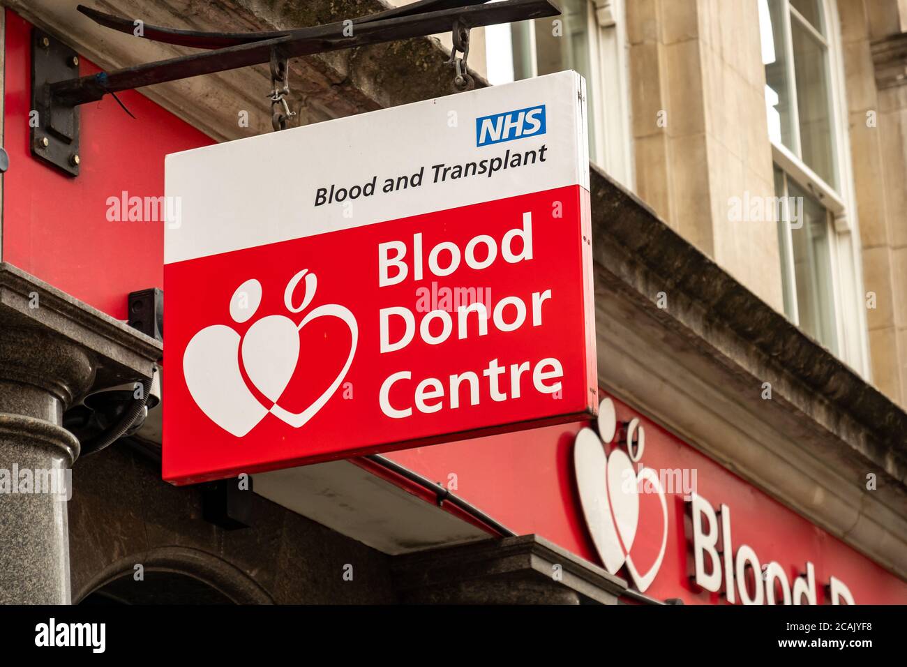 LONDON- NHS Blood and Transplant Blood Donor Centre, location among ...
