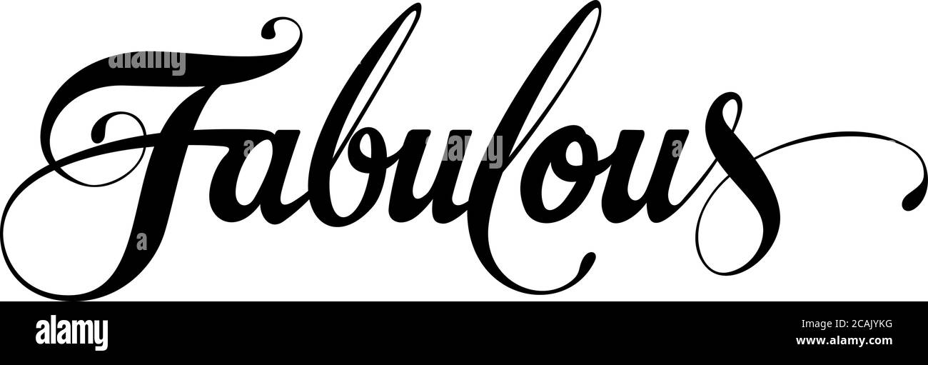 Custom calligraphy text Stock Vector Image & Art - Alamy