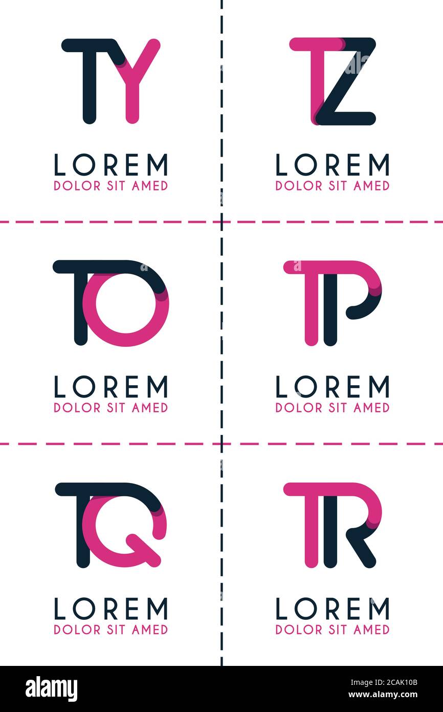 TY logo logo for business and company.TZ template logo for poster. TO ...