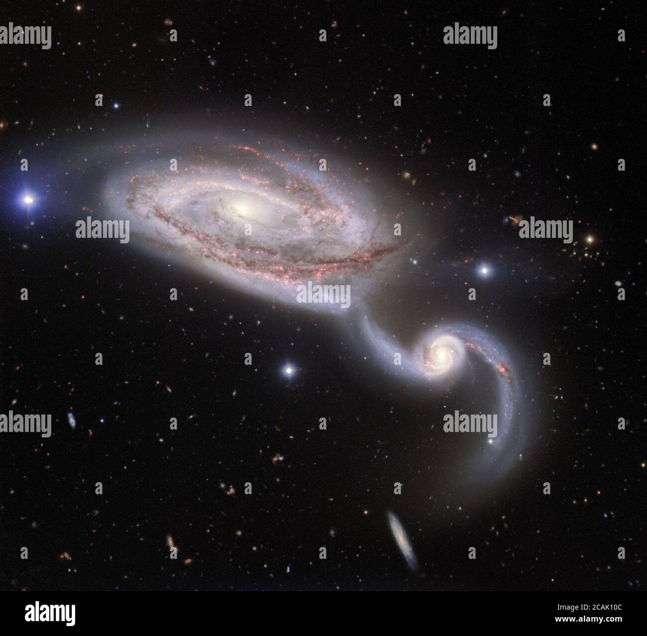 Colliding Galaxies Wallpaper