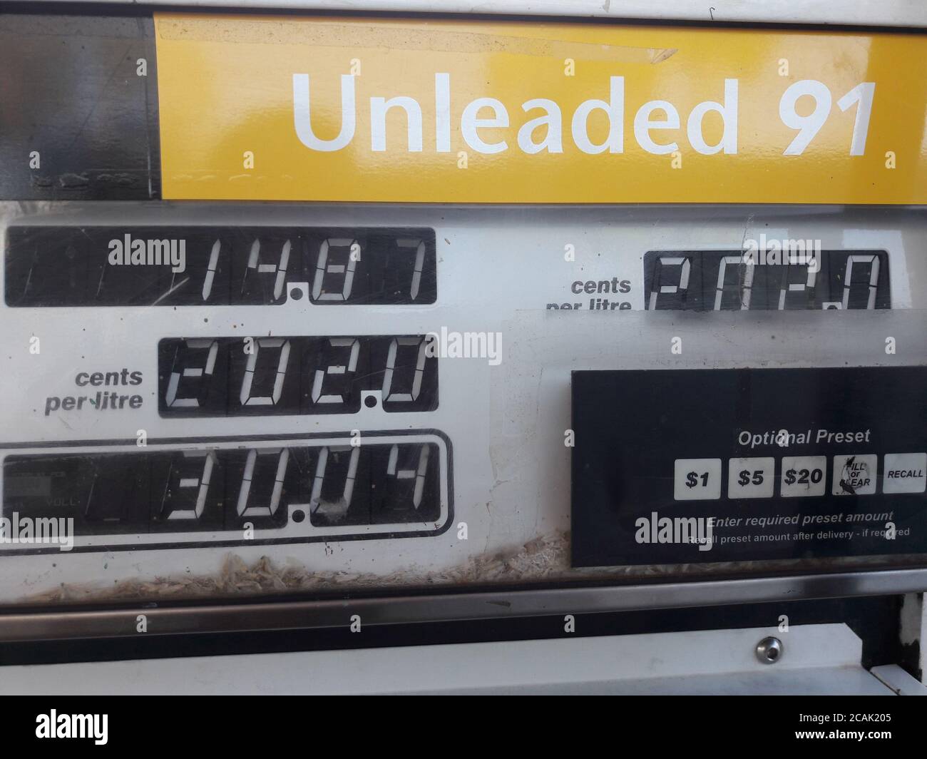 Petrol pump display australia hi-res stock photography and images - Alamy