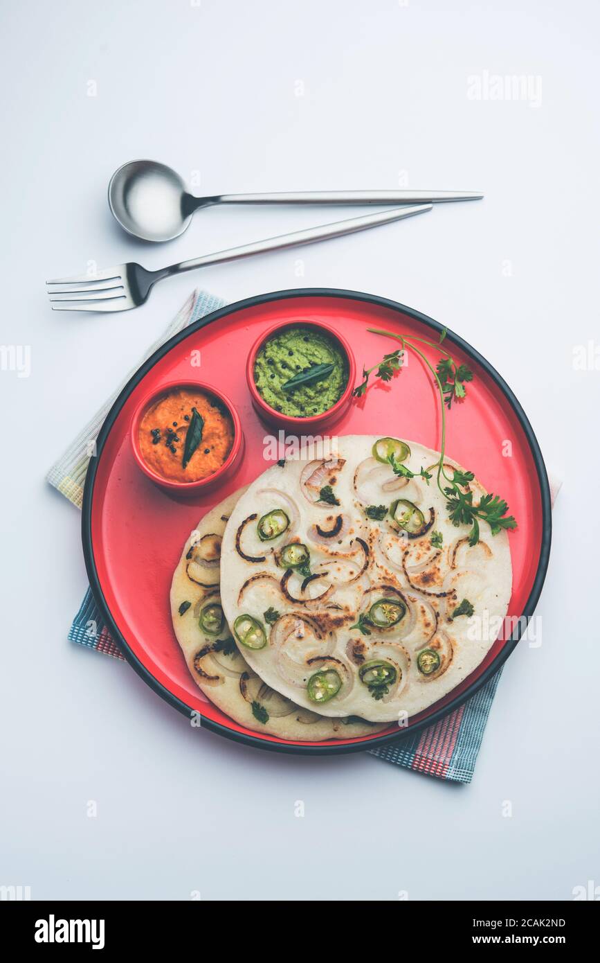 Tomato uttapam hi-res stock photography and images - Alamy