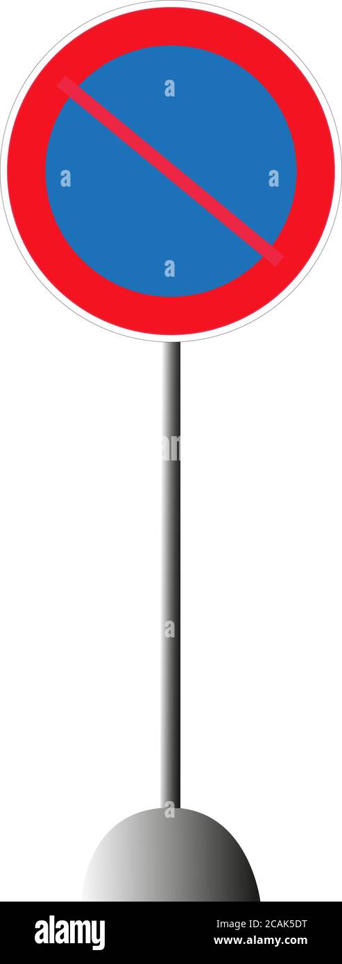 Road sign prohibitory no Stock Vector Images - Alamy